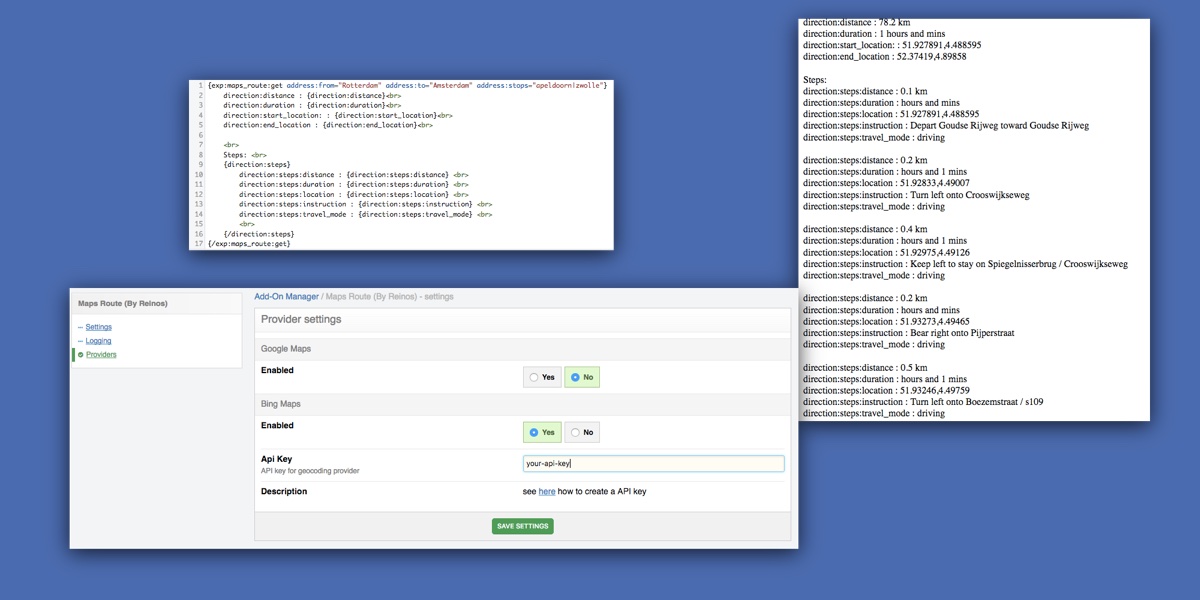 Reinos Maps Route | Add-ons | ExpressionEngine