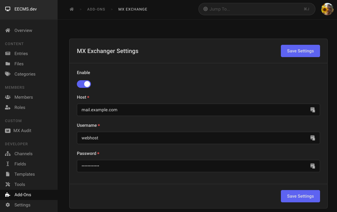 MX Exchange | Add-ons | ExpressionEngine